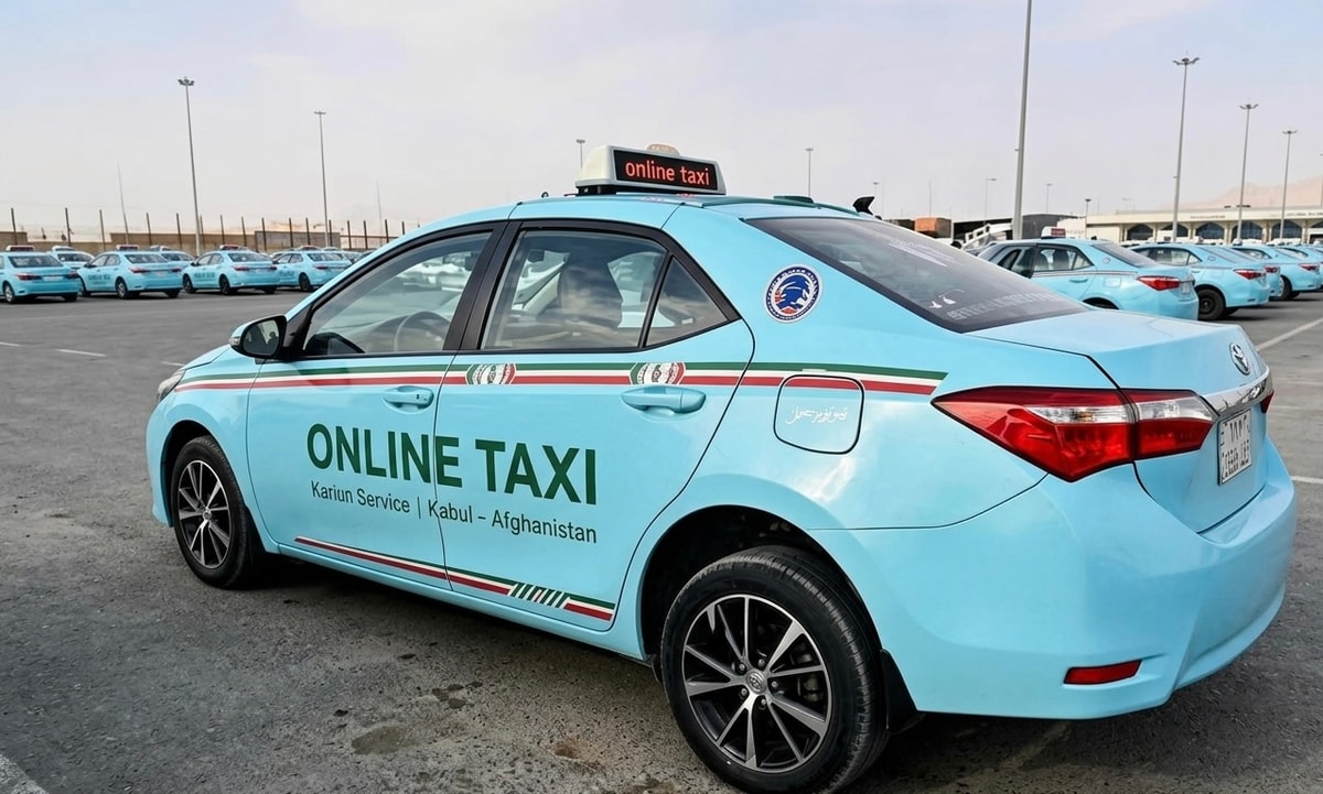 Online taxi services have been officially introduced in Kabul for the ...